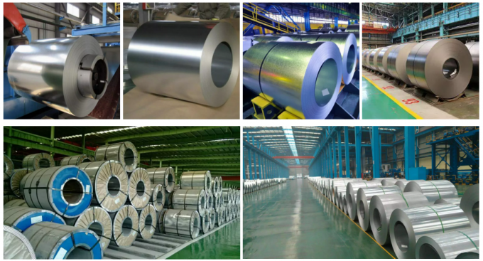 G80-G275 GI Thép cuộn mạ kẽm Tấm thép mạ kẽm cán nguội SGCC